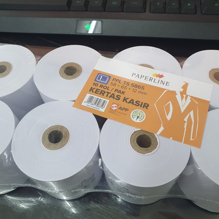 Jual Kertas Struk 58 x 65 Sinarline / Paperline (per pak) + | Shopee ...