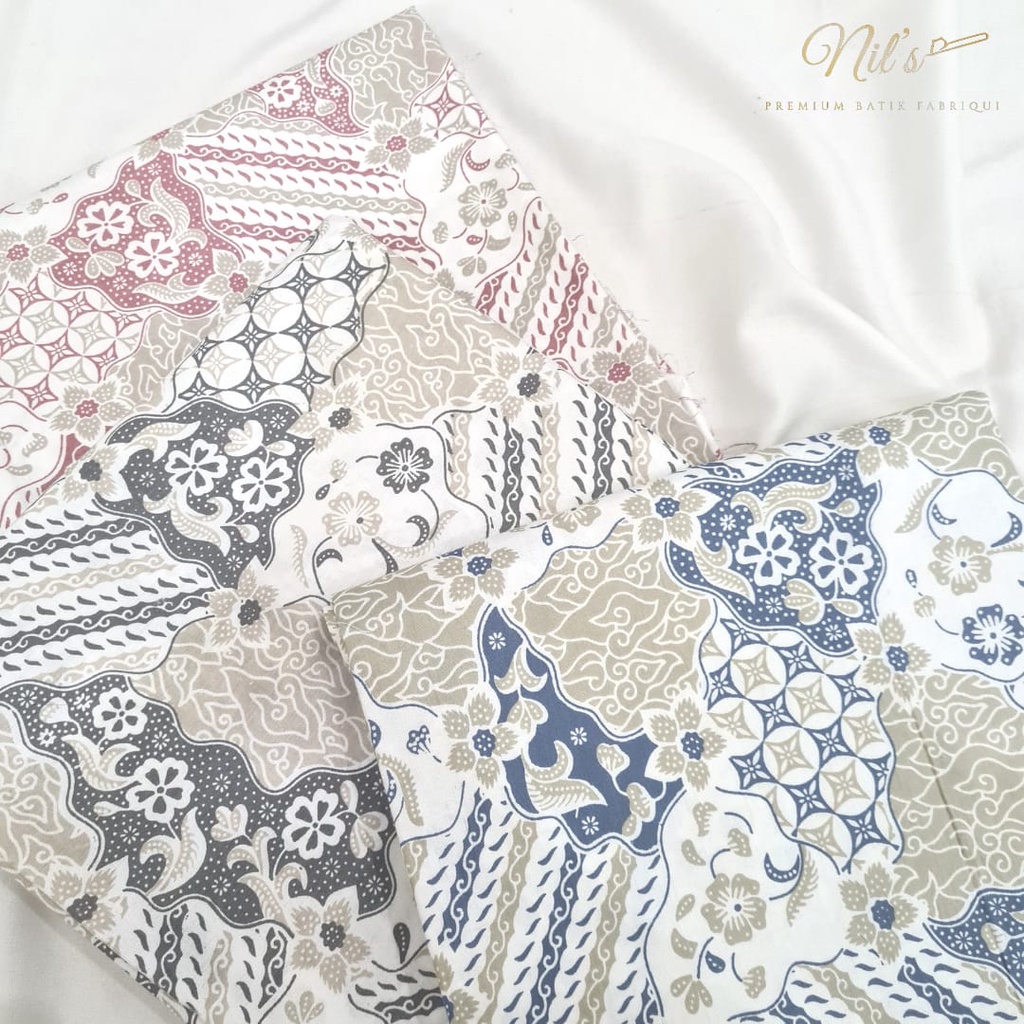 Jual Kain Batik Modern Warna Soft Kain Batik Seragam Pastel Murah ...