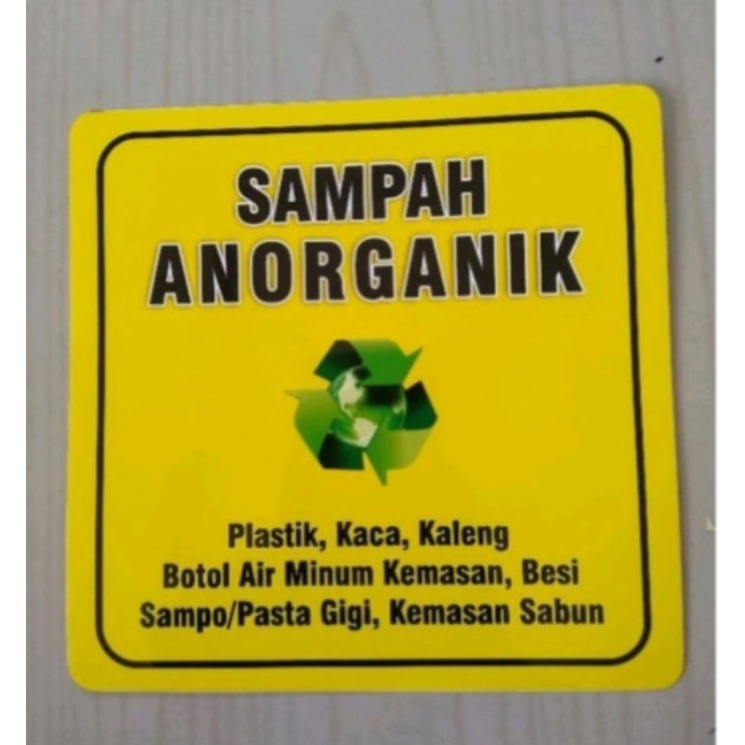 Jual Stiker Sampah Organik dan Anorganik | Shopee Indonesia