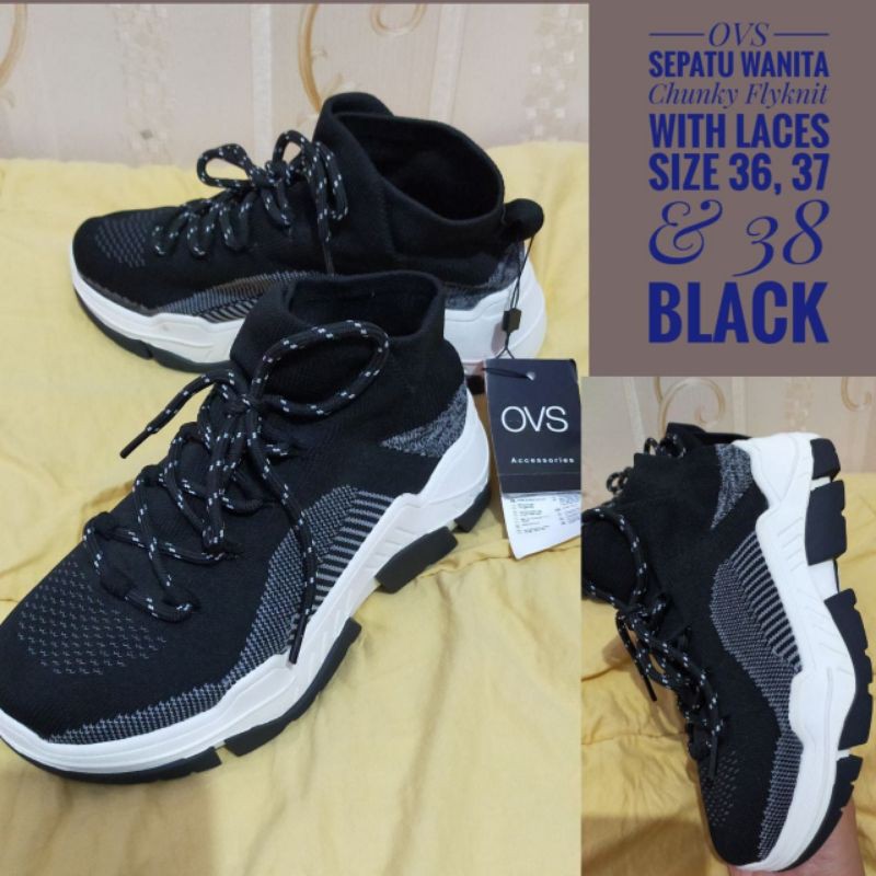 Jual Sepatu hitam OVS branded matahari | Shopee Indonesia