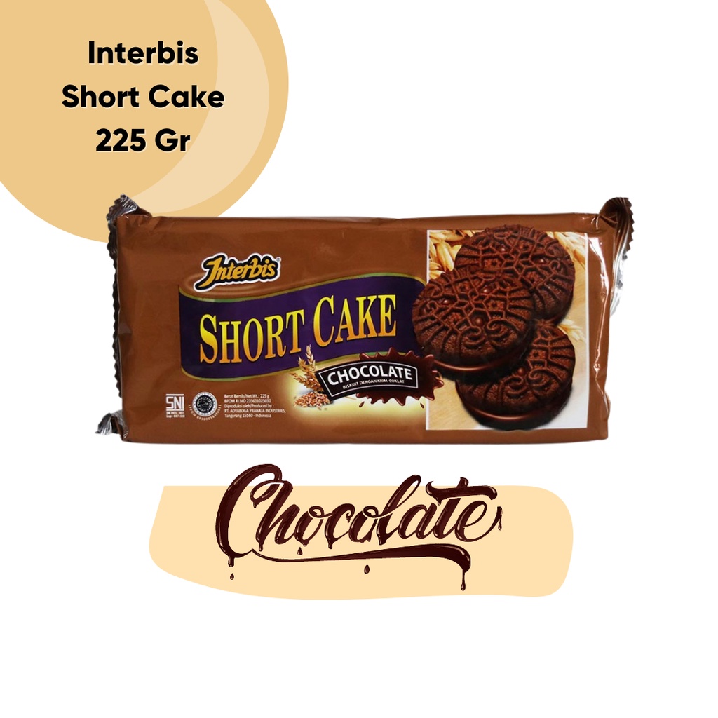 Jual Interbis Short Cake 225 Gr Biskuit Coklat Susu Enak | Shopee Indonesia