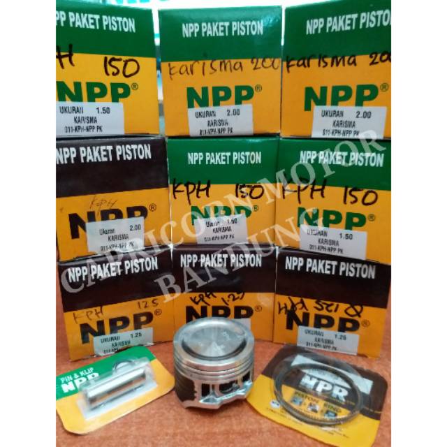 Jual Piston Kit KARISMA KHARISMA KPH NPP oversize 125 150 175 200 ...
