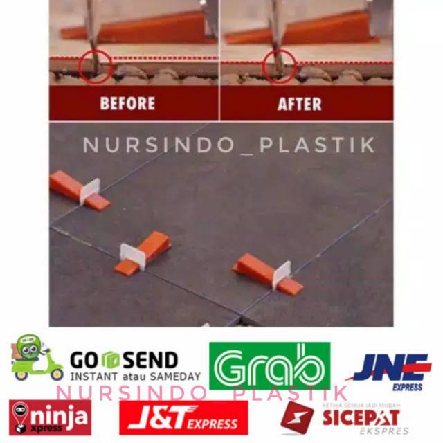 Jual TILE LEVELING - LEVELING KERAMIK - NAT SPACER | Shopee Indonesia