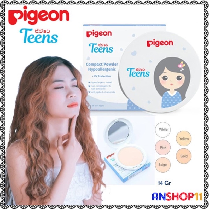 Jual MADAME - PIGEON COMPACT POWDER + UV ( BIRU ) | Shopee Indonesia