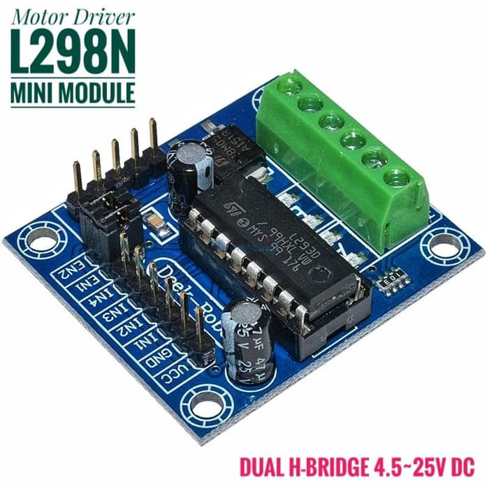 Jual Mini L293D Motor Driver Module Dual H-Bridge 4.5~25V DC for ...