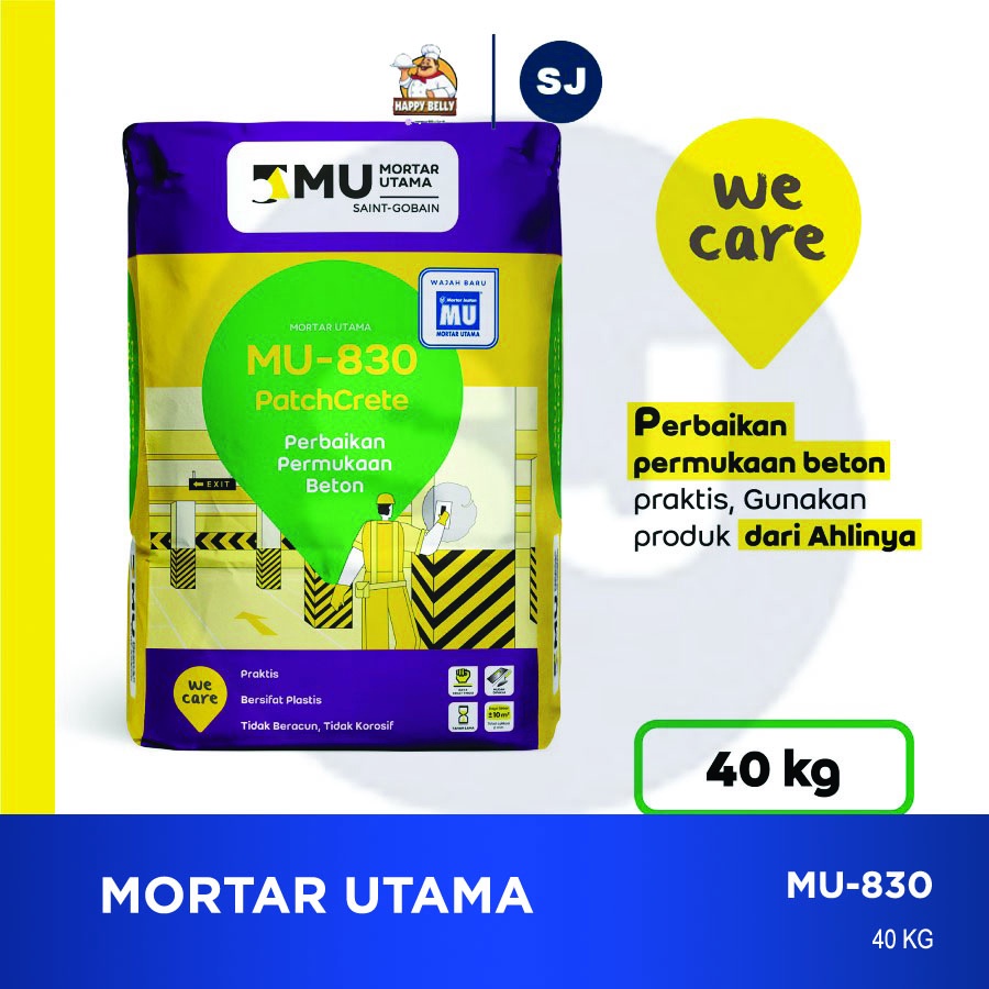 Jual MU-830 PatchCrete 40kg | Shopee Indonesia