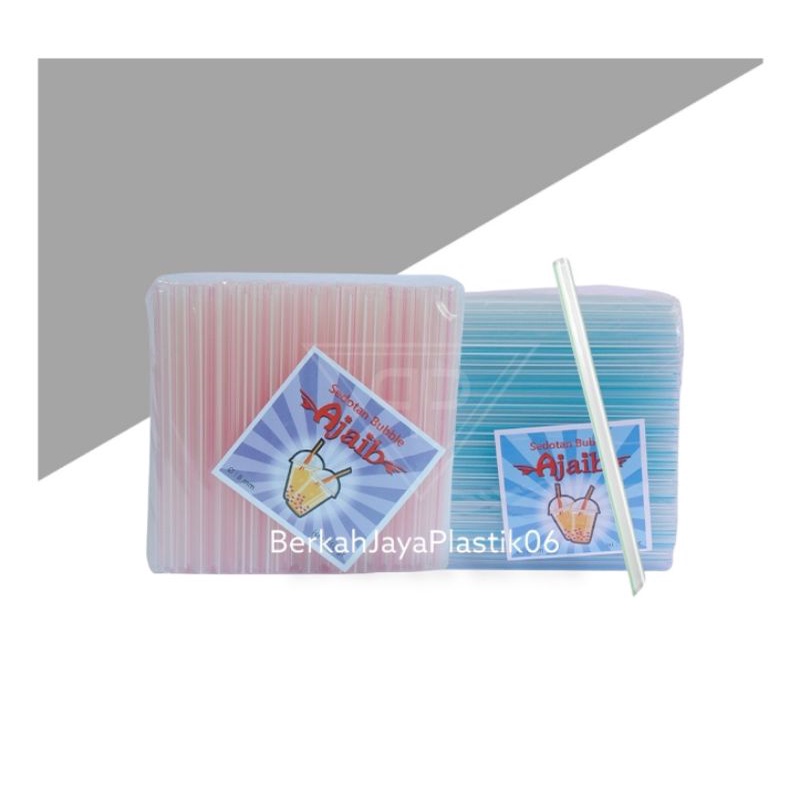 Jual Sedotan Plastik/ Sedotan Jus/ Sedotan Pop ice Warna Berat 250gram ...