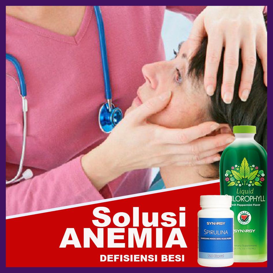 Jual SUPLEMEN/HERBAL Obat Anemia Tradisional (Klorofil + Spirulina ...