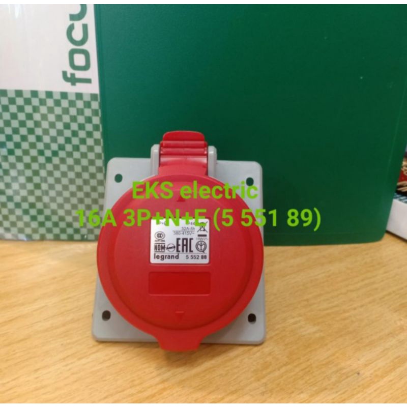 Jual Panel Mounting Legrand 16A 3P+N+E 5Pin Socket Female | Shopee ...