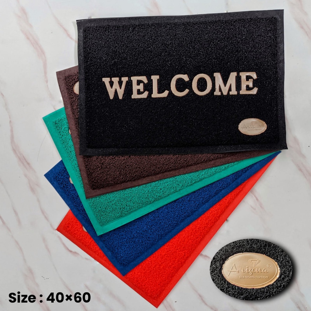 Jual KESET KAKI WELCOME POLOS / KESET LANTAI WELCOME KARET ANTI SLIP ...