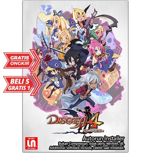 Jual Disgaea 4 Complete+ - PC Game Adventure Fight - Download Langsung ...