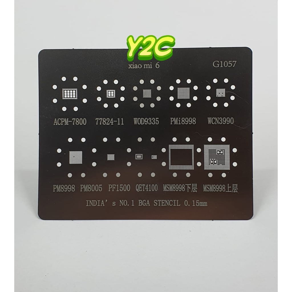 Jual PLAT BGA / CETAKAN IC MI 6 / G1057 / ALAT SERVIS SERVICE HP ...