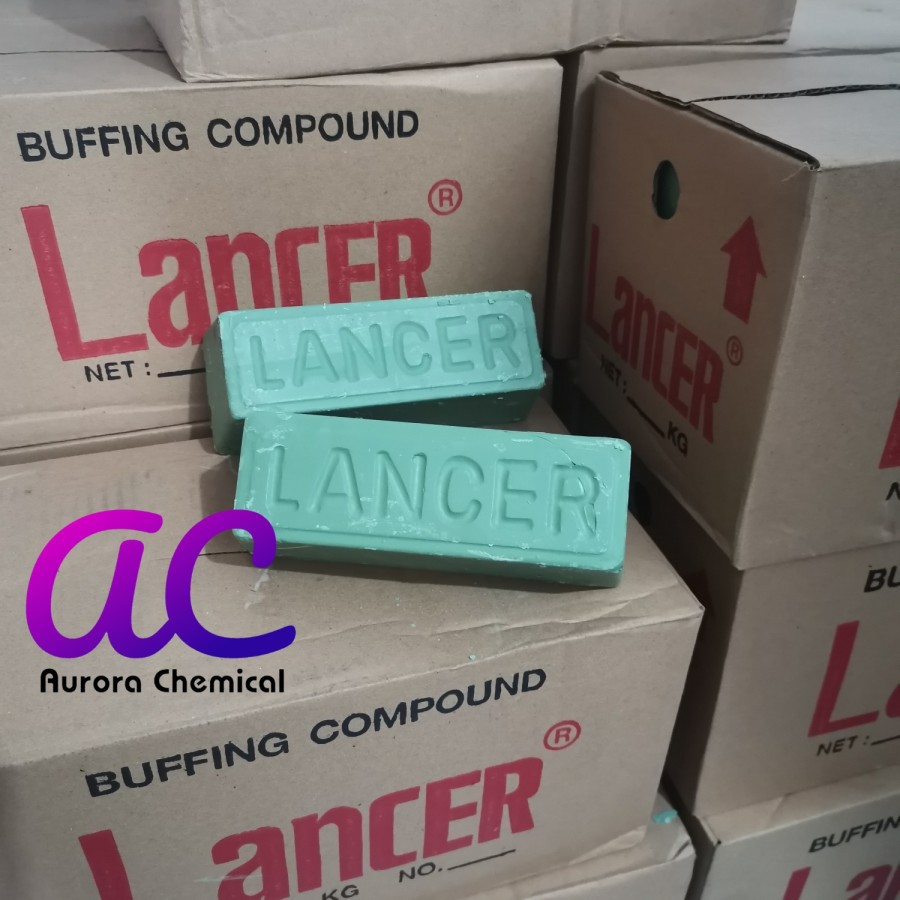 Jual Batu hijau 1kg merek LANCER , ijo poles buffing compound logam ...