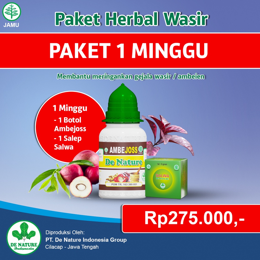 Jual AmbeJoss Salep Salwa Obat Wasir Ambeien Herbal Benjolan Di Anus Sakit Perih Berdarah ...