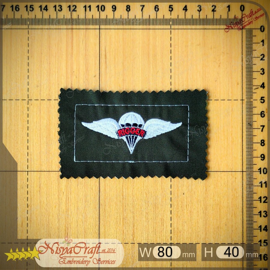 Jual NCEP0101-0113 US ARMY Airborne Parachute Rigger | AIRBORNE UNIT ...