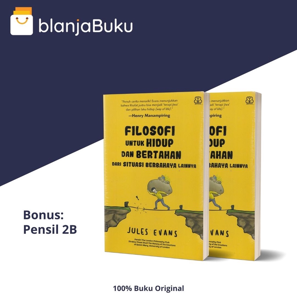 Jual [Mizan] Filosofi Untuk Hidup Dan Bertahan Dari Situasi Berbahaya Lainnya - Jules Evan ...