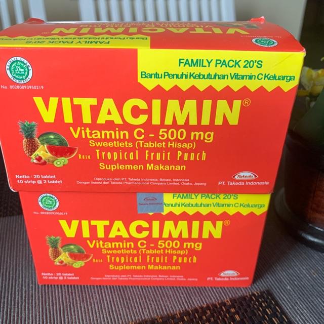 Jual Vitacimin sweetlets (tablet hisap) dijual per strip (2tablet ...