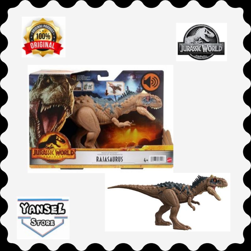 Jual Jurassic World Dominion Roar Strikers Rajasaurus | Shopee Indonesia