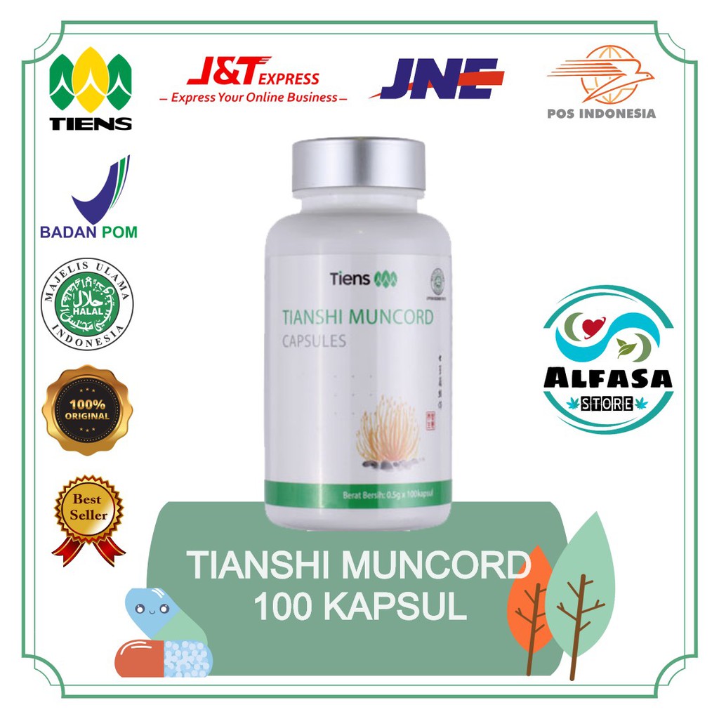 Jual Tianshi Muncord Cordyceps Capsule 100% Original Alami | Shopee ...