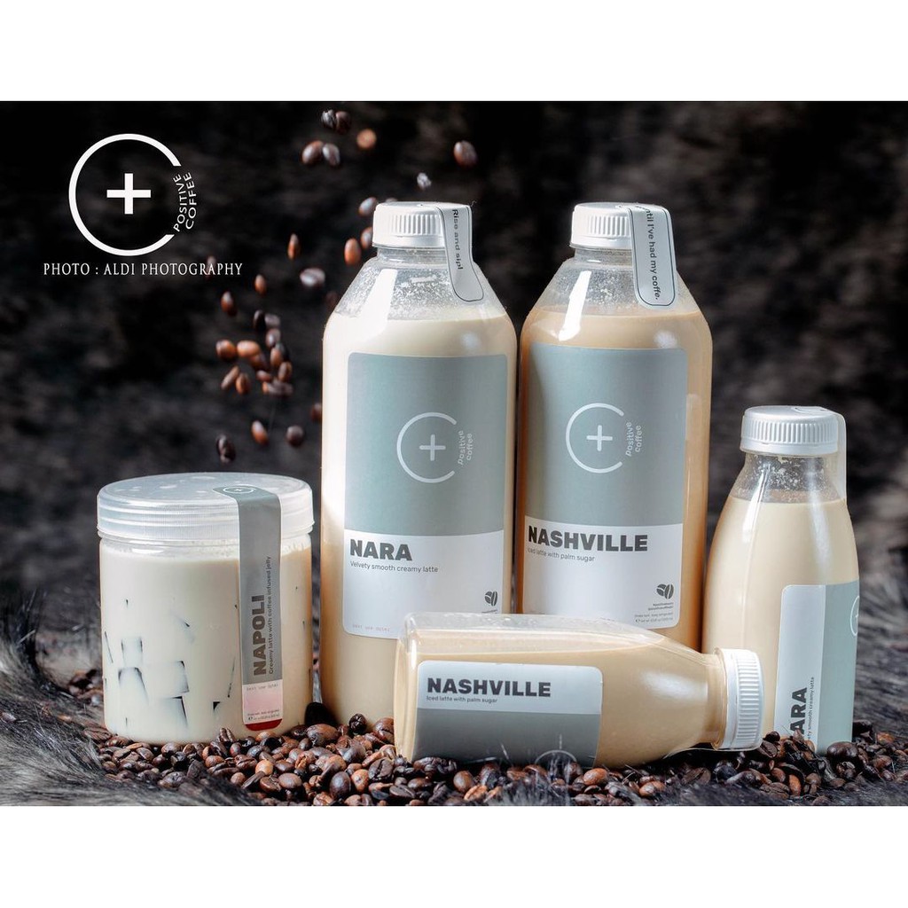 Jual positive coffee Bottle 1 Littre ( kopi botolan 1 liter) | Shopee ...