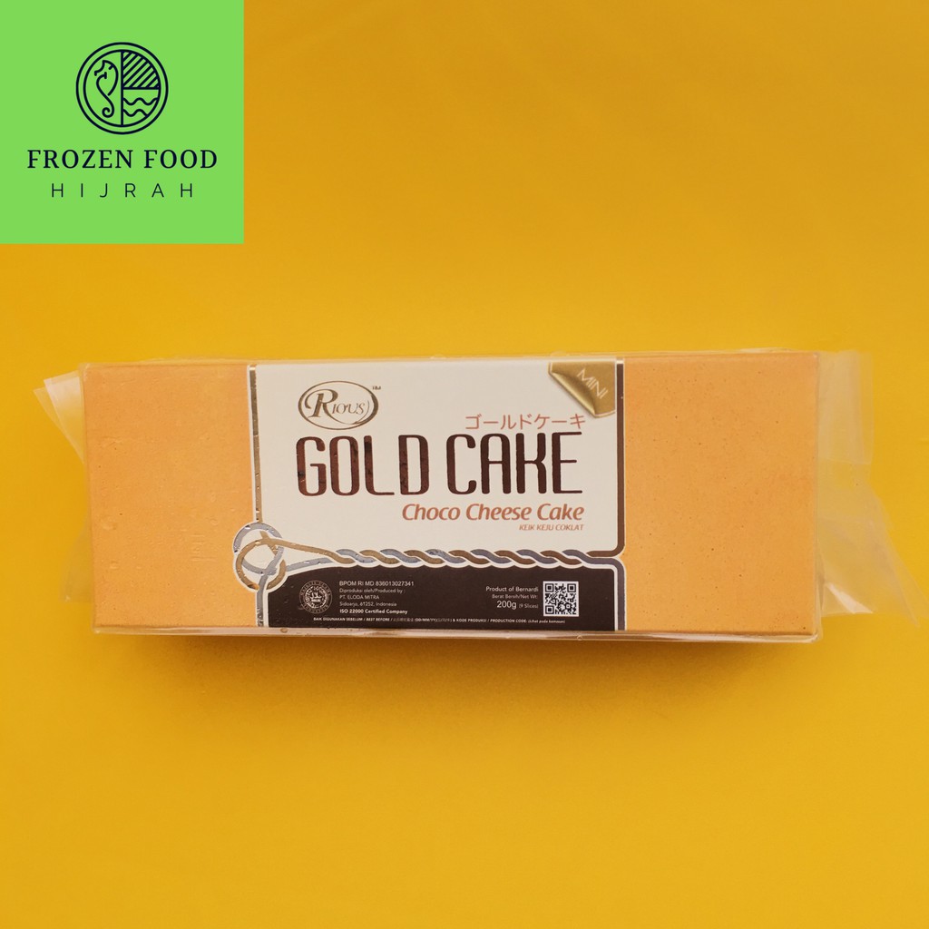 Jual RIOUS GOLD CAKE MINI CHOCO CHEESE ISI 12 | Shopee Indonesia