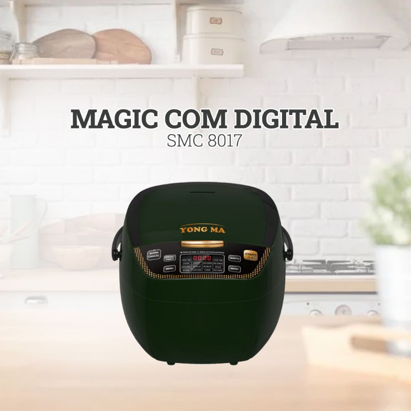 Jual Rice cooker digital Yongma Smc8017 12 menu | Shopee Indonesia