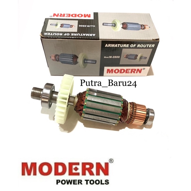 Jual MODERN Armature M-2800 Mesin Router Profil Trimmer Besar Angker ...