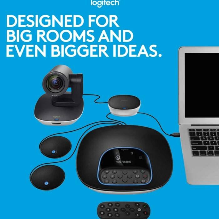 Jual Logitech Group Video Conference Cam Hd - Garansi Resmi 1 Tahun ...