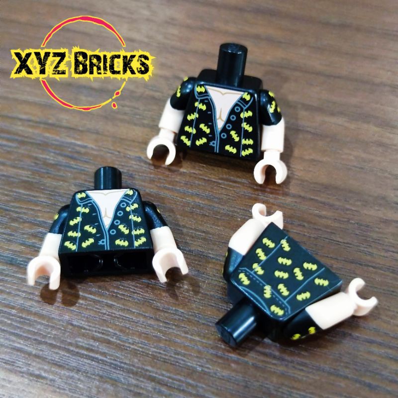 Jual LEGO PARTS 6175362 Torso - Mini Upper Part No. 3662 Black - Batman ...