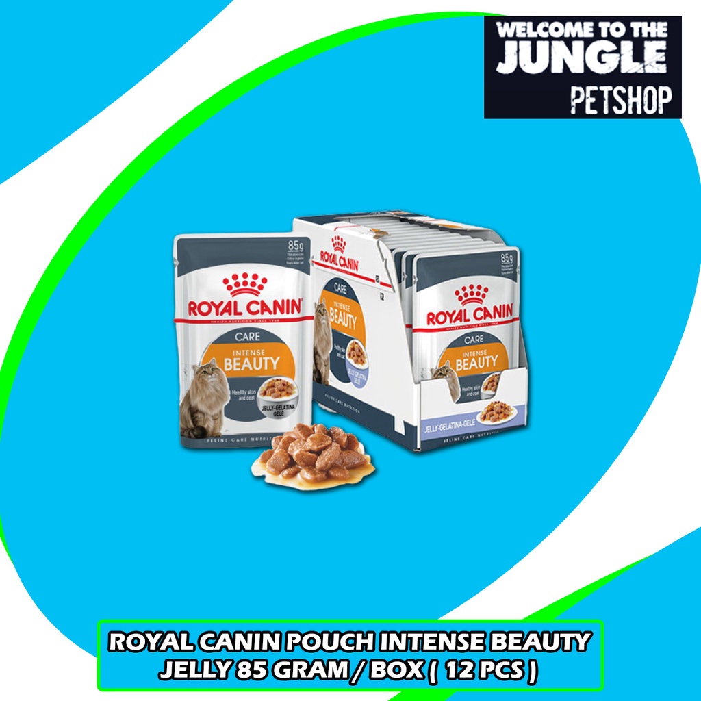 Jual Royal Canin pouch Intense Beauty jelly 85gr / box (12pcs) | Shopee ...