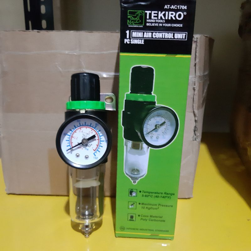 Jual TEKIRO MINI AIR CONTROL UNIT 1 TABUNG FILTER AIR KOMPRESOR SINGLE FILYER UDARA KOMPRESSOR ...