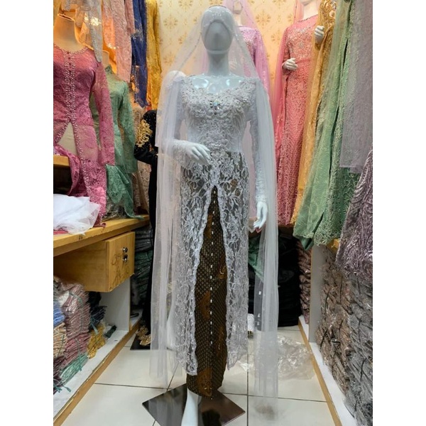 Jual KEBAYA AKAD +ROK MEWAH FULL PAYET BEREKOR...!! | Shopee Indonesia