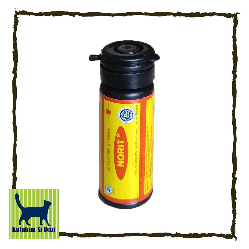 Jual Norit Isi 40 Tablet Obat Keracunan dan Diare Aman Buat Hewan ...