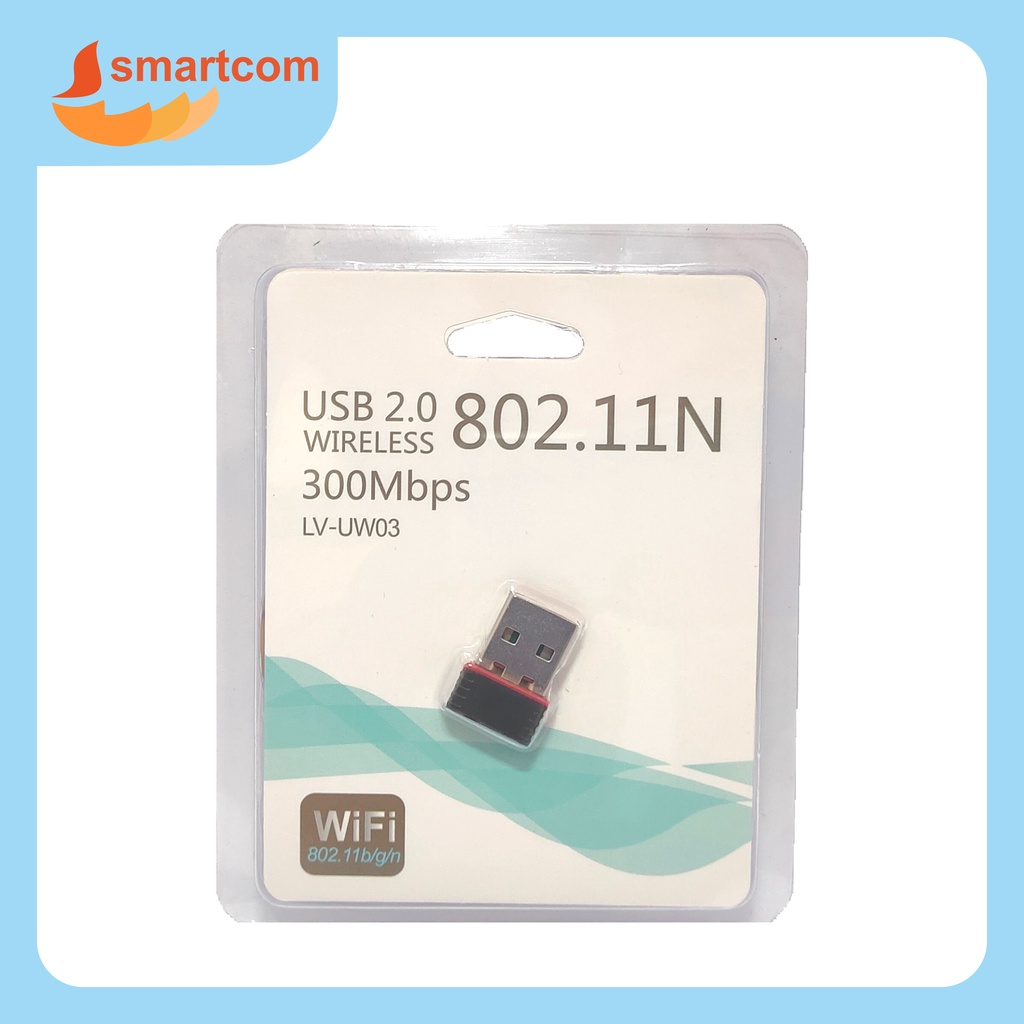 Jual USB WiFi 802.11N Dongle Wireless Adapter mini 300Mbps | Shopee ...