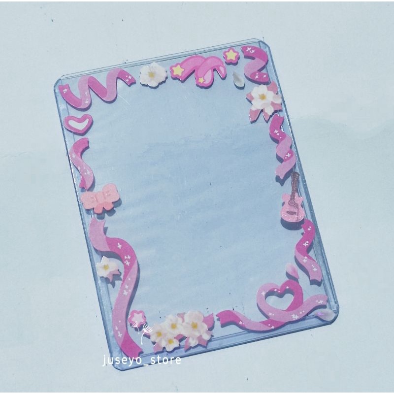 Jual Kpop toploader deco simple sticker deco pelindung photocard luc ...