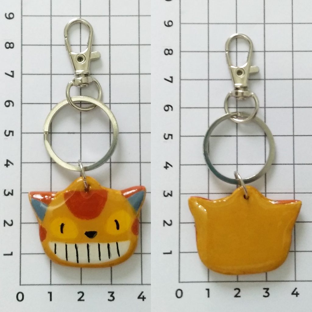 Jual clay pins clay keychains clay handmade bros clay charm air dry ...