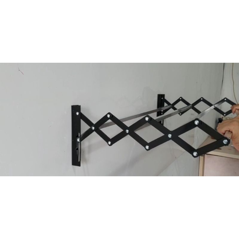 Jual JEMURAN DINDING LIPAT || FLEKSIBEL || JEMURAN PORTABLE SUDUT ...