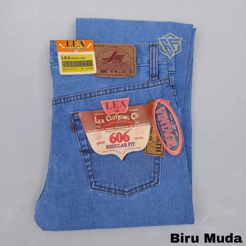 Jual CELANA JEANS PRIA LEA STANDAR REGULER PREMIUM 28 sampai 38 bisa ...