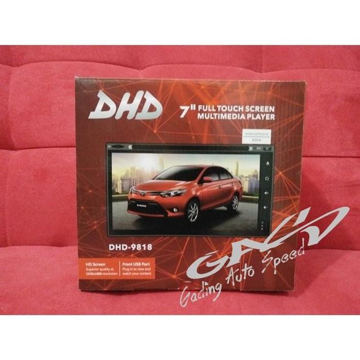 Jual DHD DOUBLE DIN TV 9818 DVD FULL GLASS PANEL FULL HD SPEK TERBARU ...