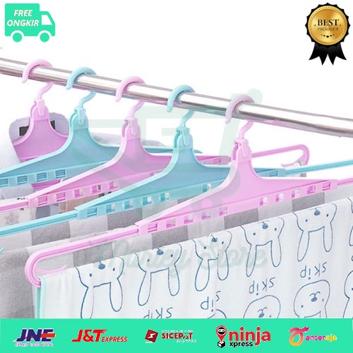 Jual gantungan handuk tarik aesthetic hanger pakaian cantik | Shopee ...