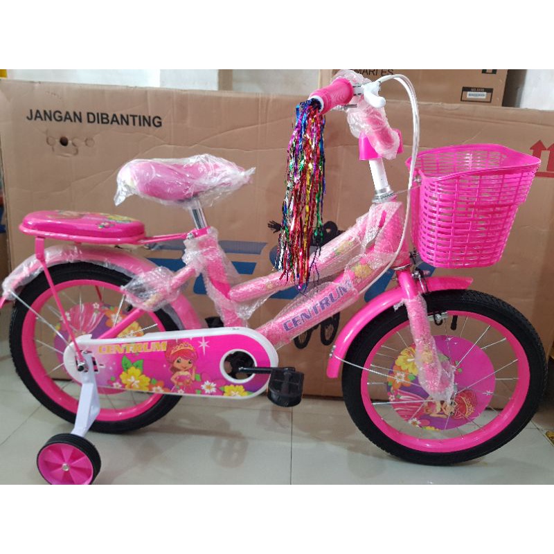 Jual Sepeda Anak Sepeda Mini 16 inch CENTRUM ( STRAWBERRY ) ( PINK ...