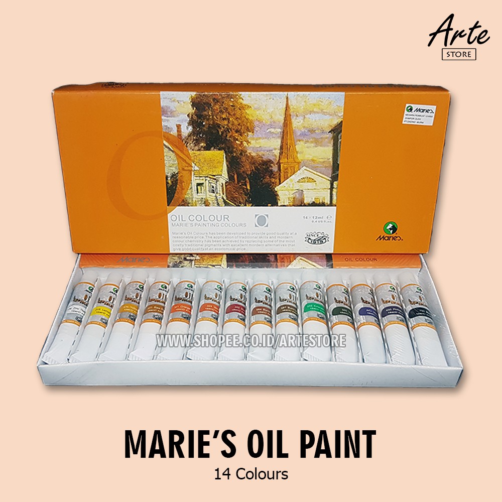 Jual Cat Minyak - Maries Oil Color 14 Warna | Shopee Indonesia