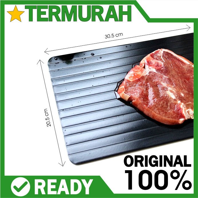 Jual magic fast defrosting tray defrost pencair daging ikan beku cepat ...