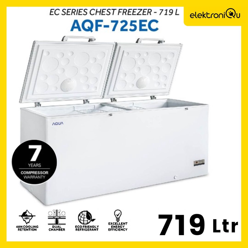 Jual AQUA Japan Chest Freezer - 700 Liter - AQF-725EC | Shopee Indonesia