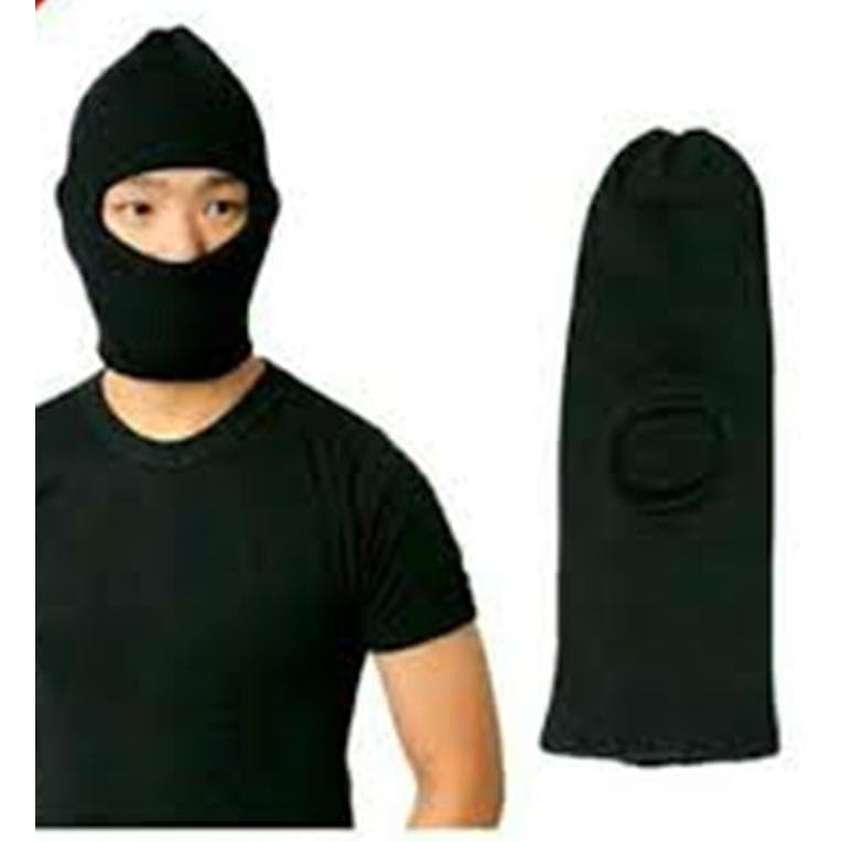 Jual kupluk ninja pria dewasa tebal /kupluk rajut bolong satu / topi ...