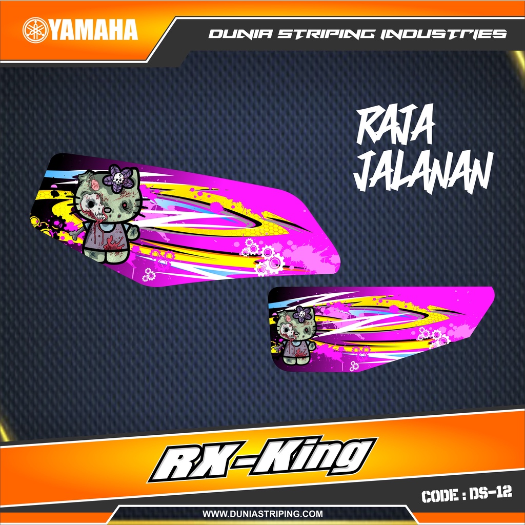 Jual Stiker Striping Yamaha RX KING List Variasi Motif Hello Kitty Code ...