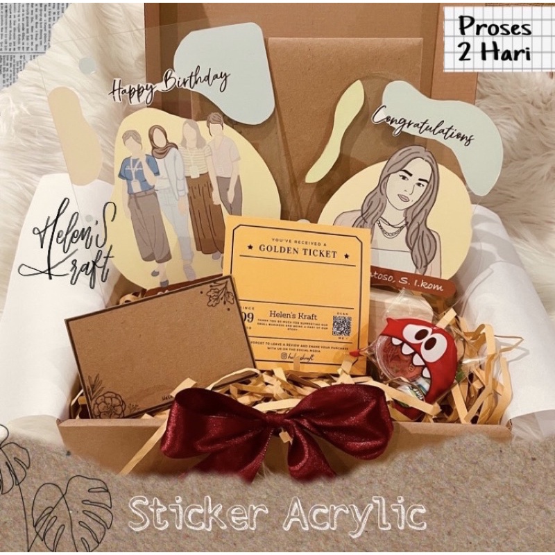 Jual CUSTOM STICKER ACRYLIC / CUSTOM STICKER AKRILIK LETTERING KADO ...