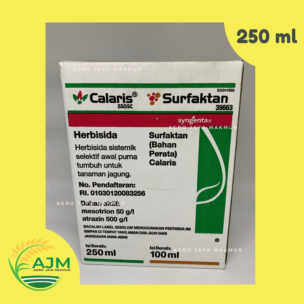 Jual Calaris 550SC 250ml + Surfaktan 100ml (Herbisida dan Perekat ...