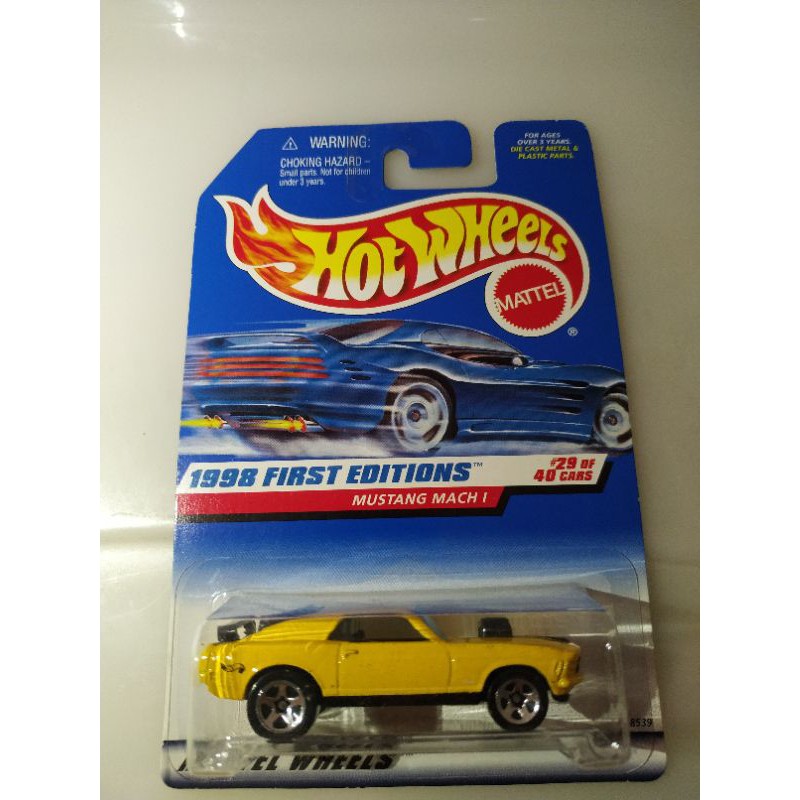 Jual hotwheels mustang mach kuning bukan ths blister card lawas first ...