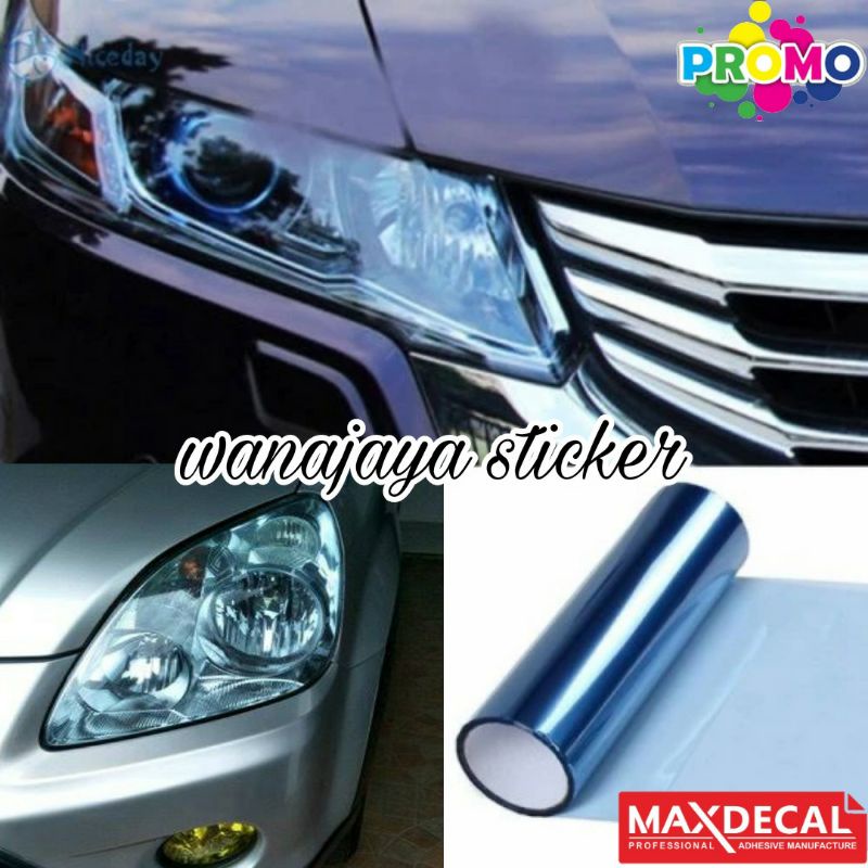 Jual STICKER SKOTLET LAMPU HYBRID BLUE / STIKER LAMPU SEMU BIRU ...